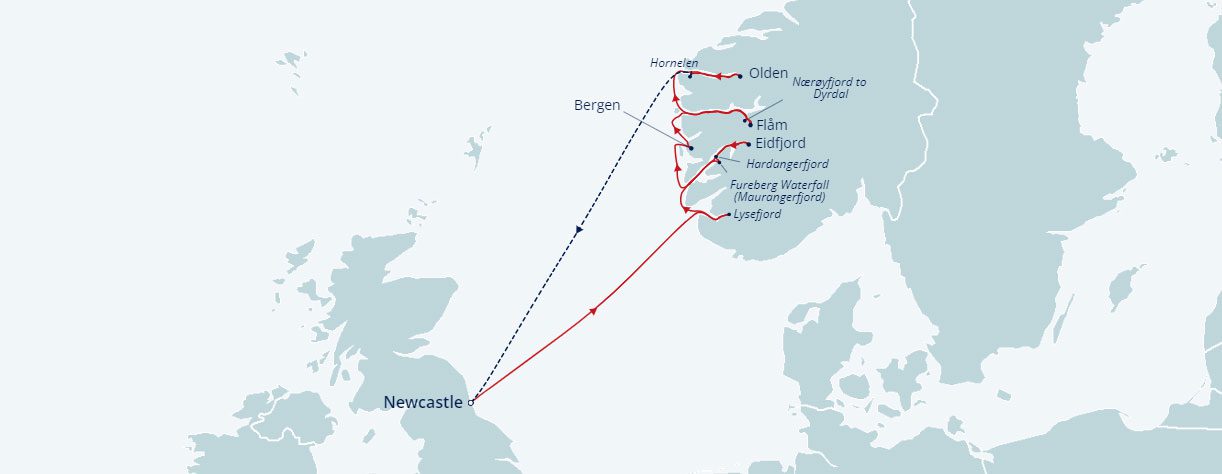 Clasic Norway Map April 2023 – IC Travel